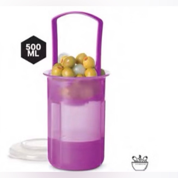 Tupperware | Kitchen | Tupperware Mini Pickadeli Container 50ml Purple ...
